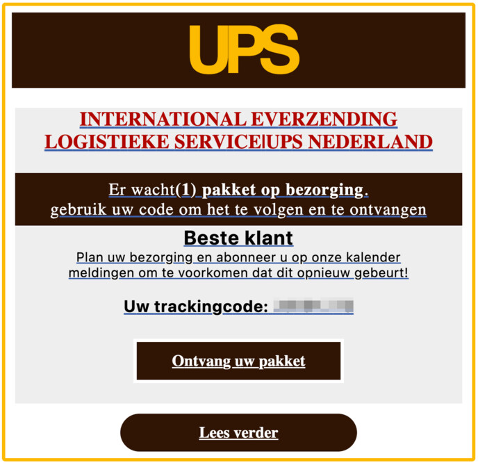 Vorsicht vor Phishing-Mails im Namen von UPS