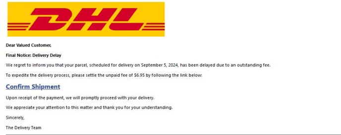 Phishing-Mails im Namen von DHL & Deutsche Post
