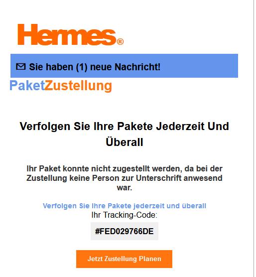 Phishing-Mails von Fedex und Hermes im Umlauf